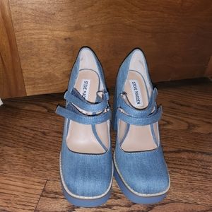 Steve Madden | Shoes | Stev Maden Denim Pump | Poshmark